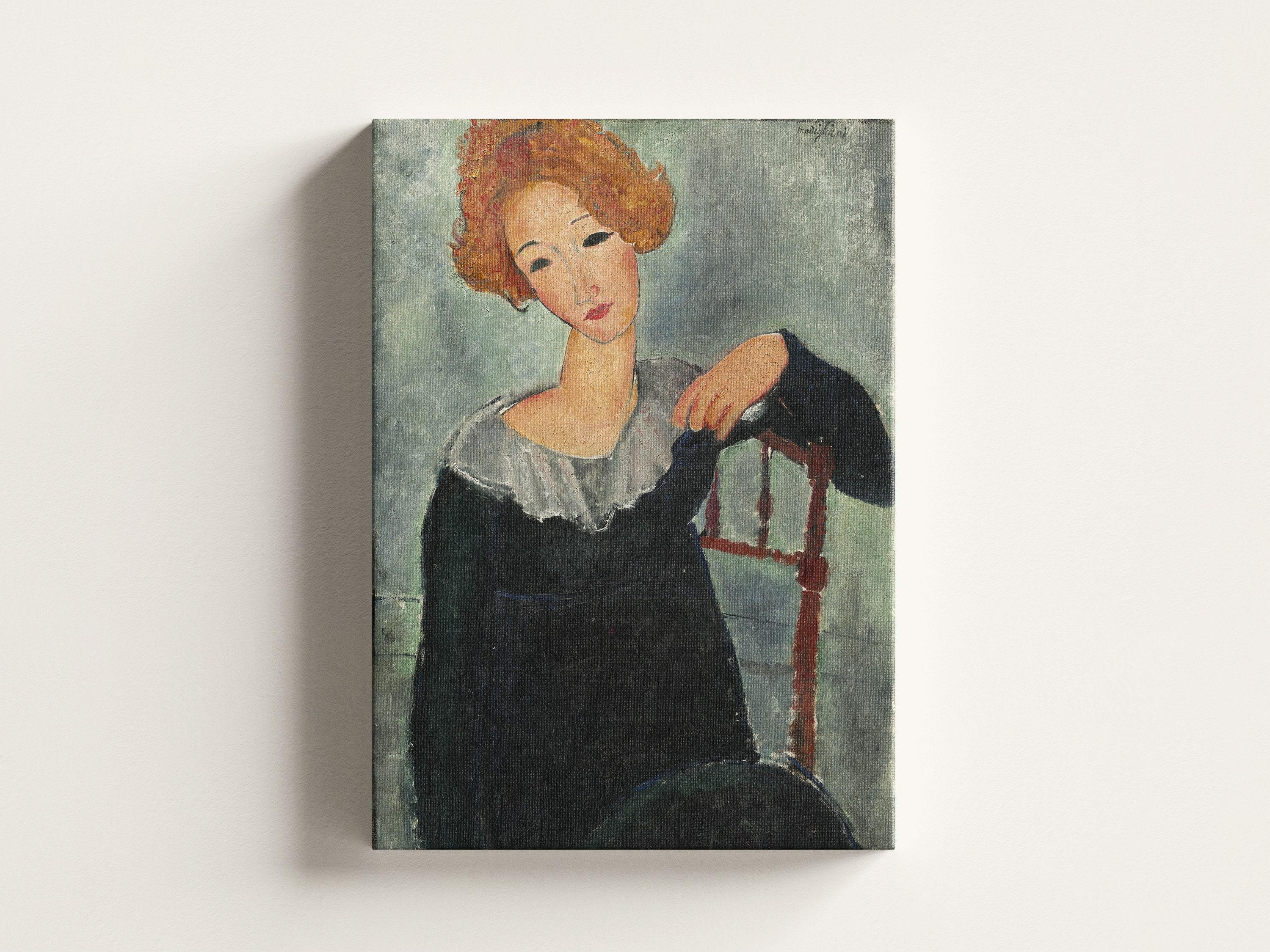 Amedeo Modigliani Woman With Red Hair 1917 Vintage Limited Edition ...