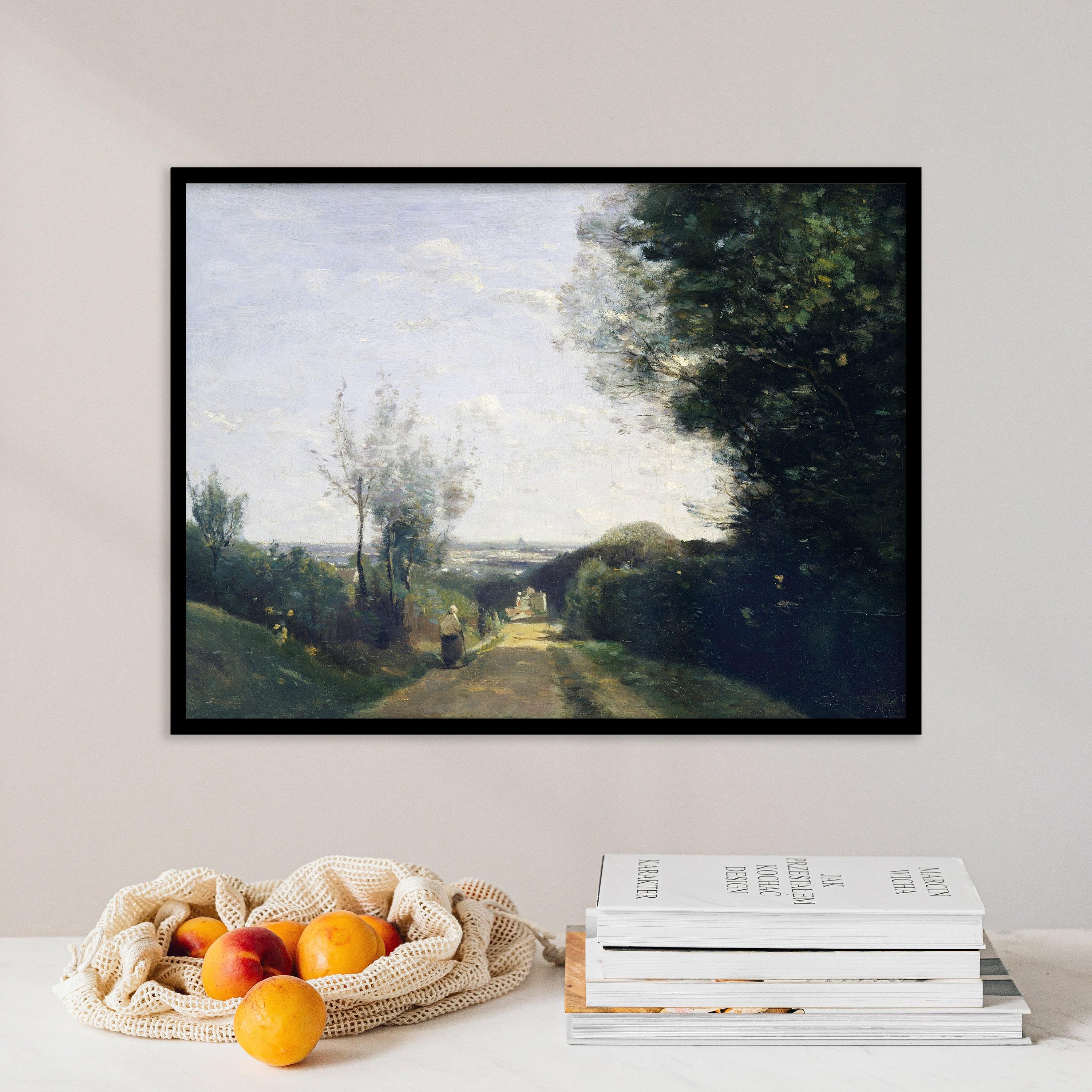 Camille Corot The Environs Of Paris 1860 Landscape Awesome Poster (No ...