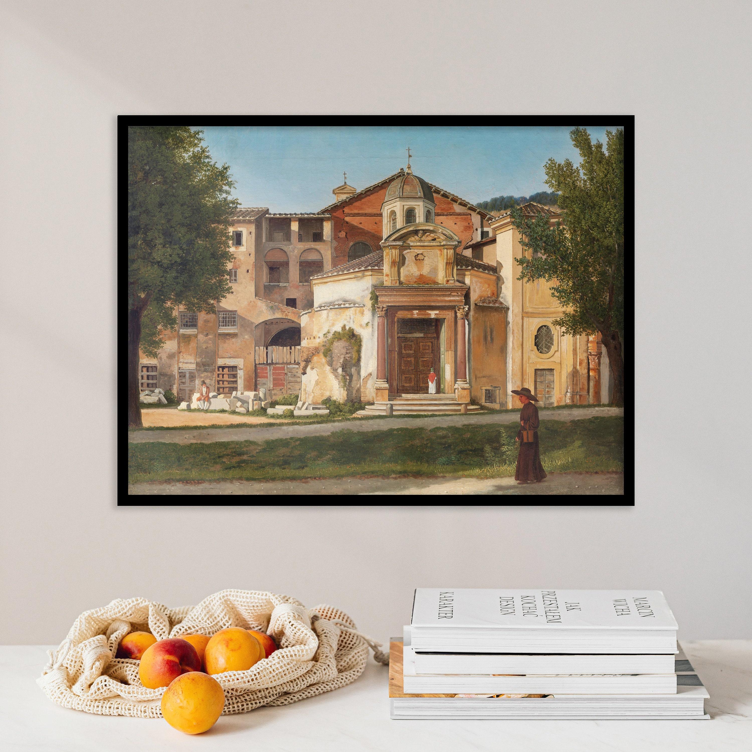 Christoffer Wilhelm Eckersberg A Section Of The Via Sacra Rome 1814 ...