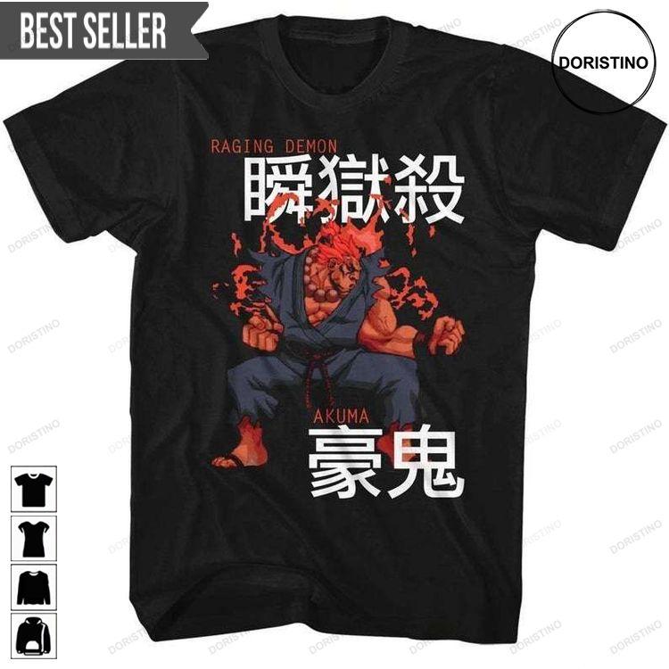 Street Fighter Kanji Gaming Shirt