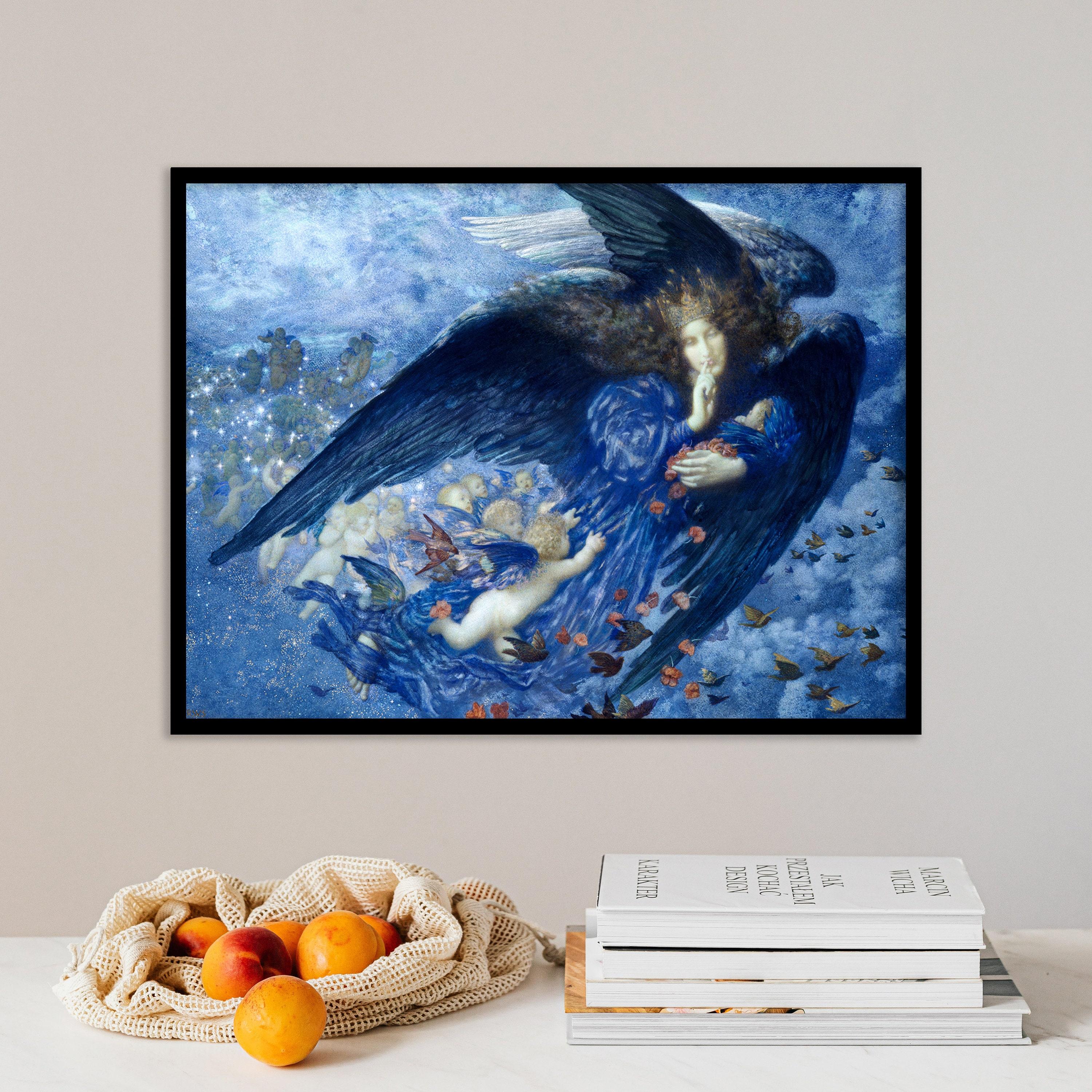 Edward Robert Hughes Night With Her Train Of Stars 1912 Limited Edition ...