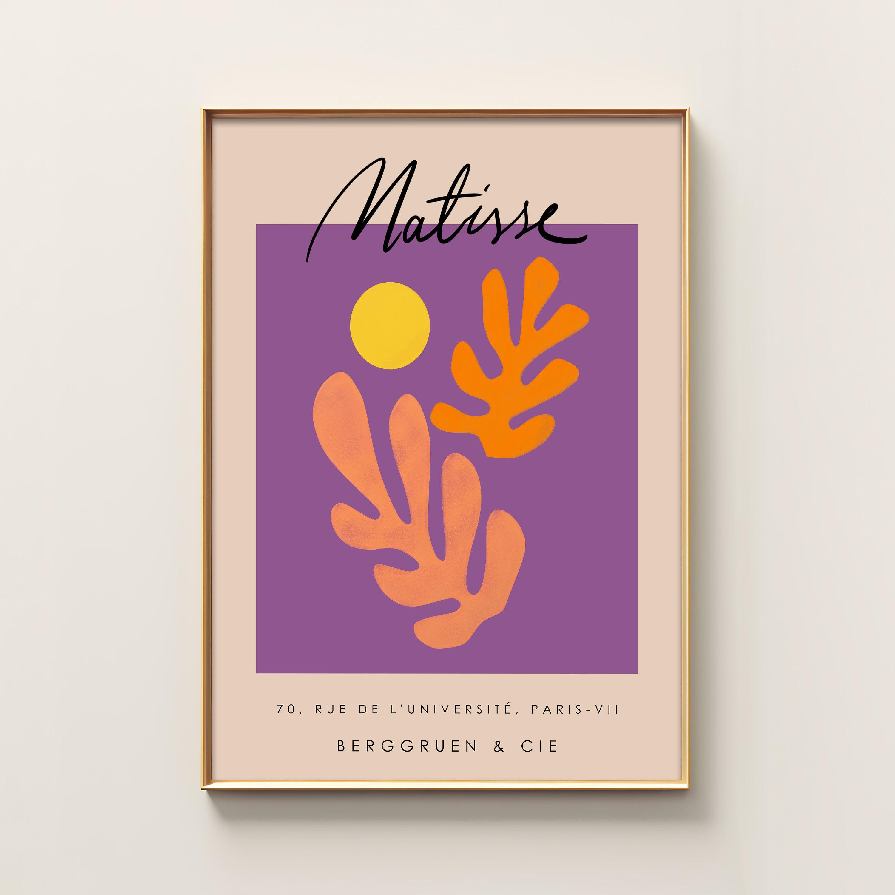 Henri Matisse Art Leaves Art 3 Limited Edition Posters (No Frame)