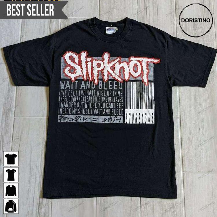 Slipknot 2000 Barcode Wait And Bleed Awesome Shirt