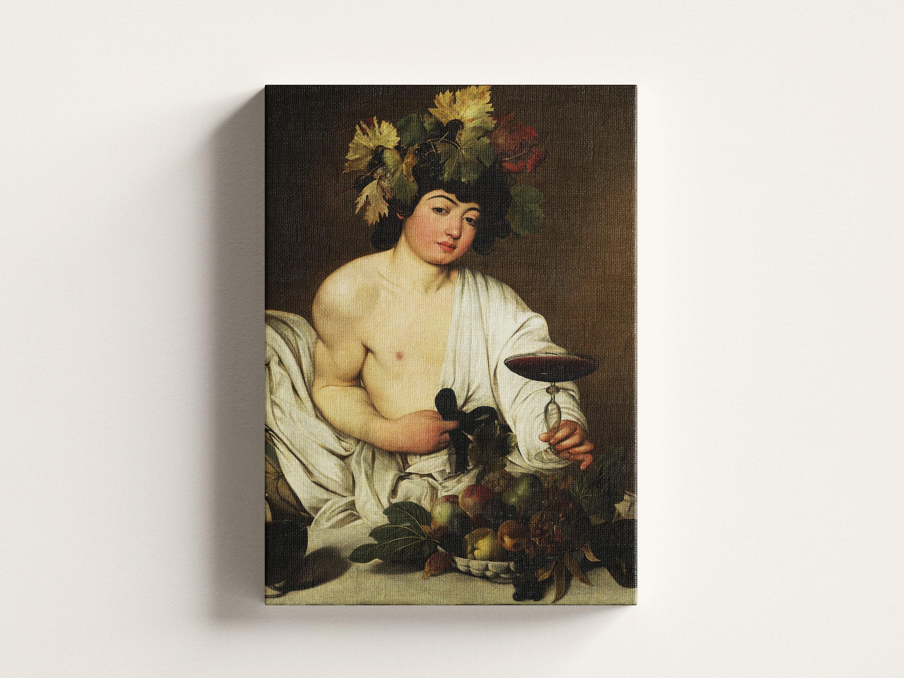 Caravaggio Bacchus Vintage Awesome Poster (No Frame)