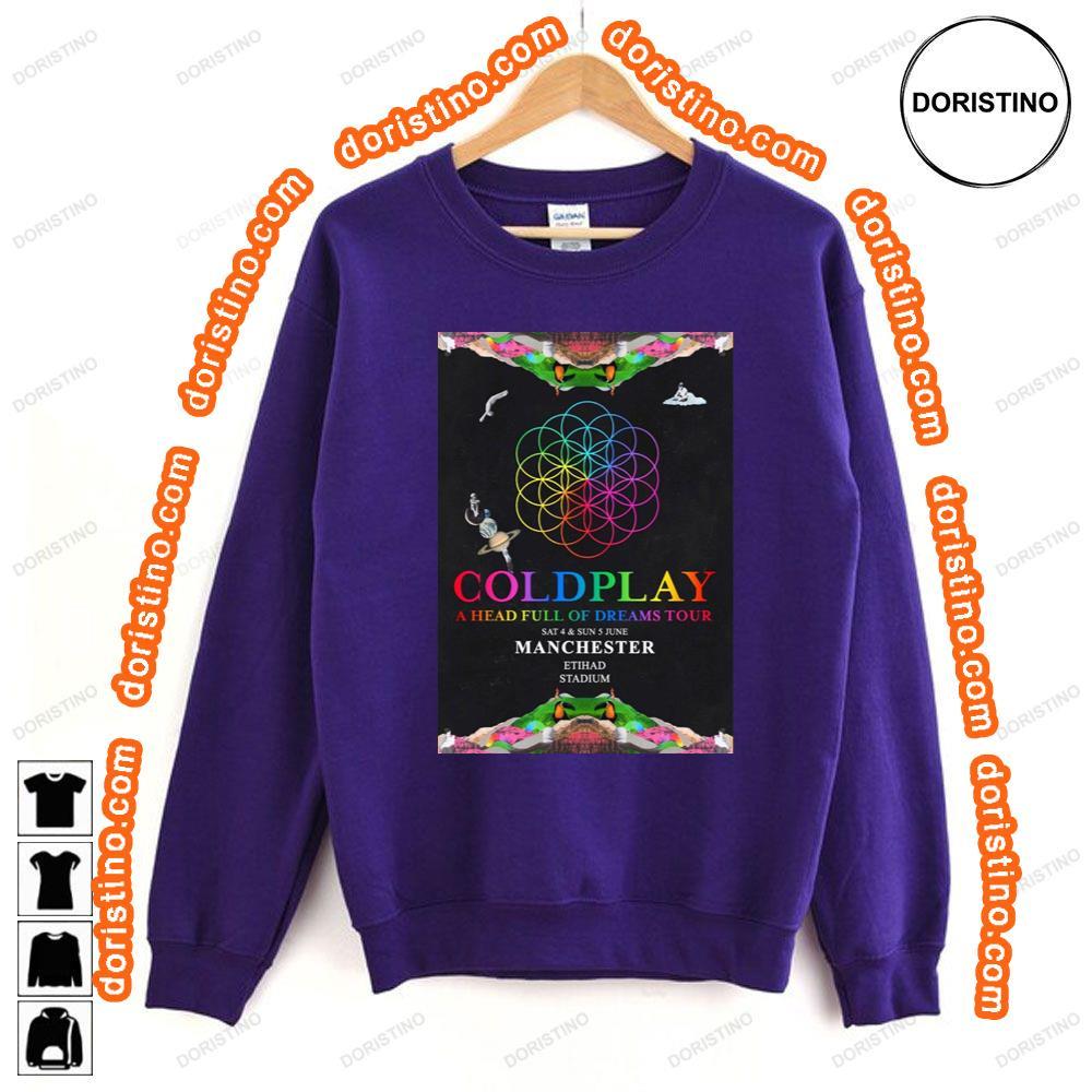Coldplay Manchester Etihad Stadium June 45th 2016 Shirt