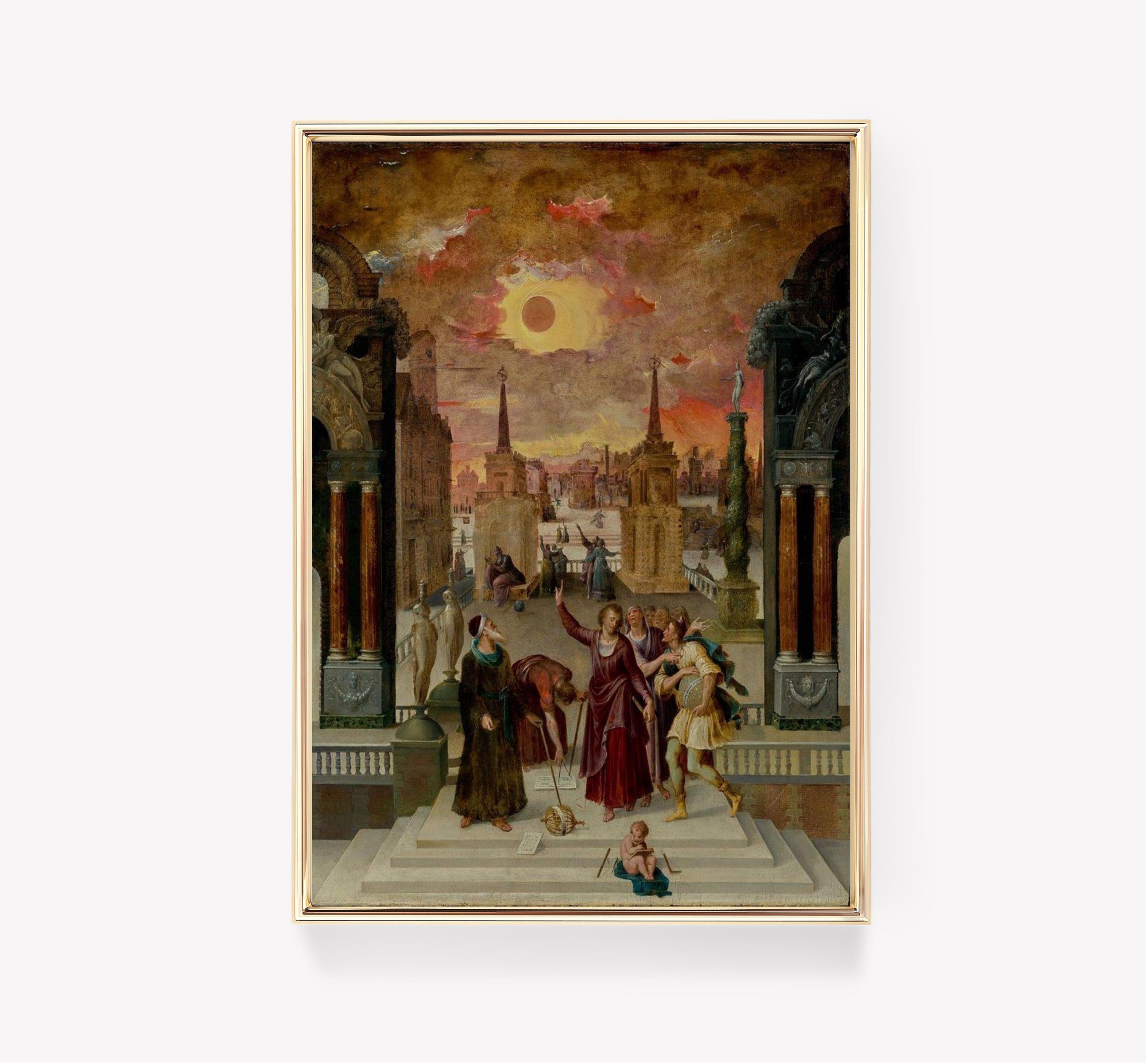 Antonie Caron Augustus And The Sybil Of Tibur Historical Art Vintage ...