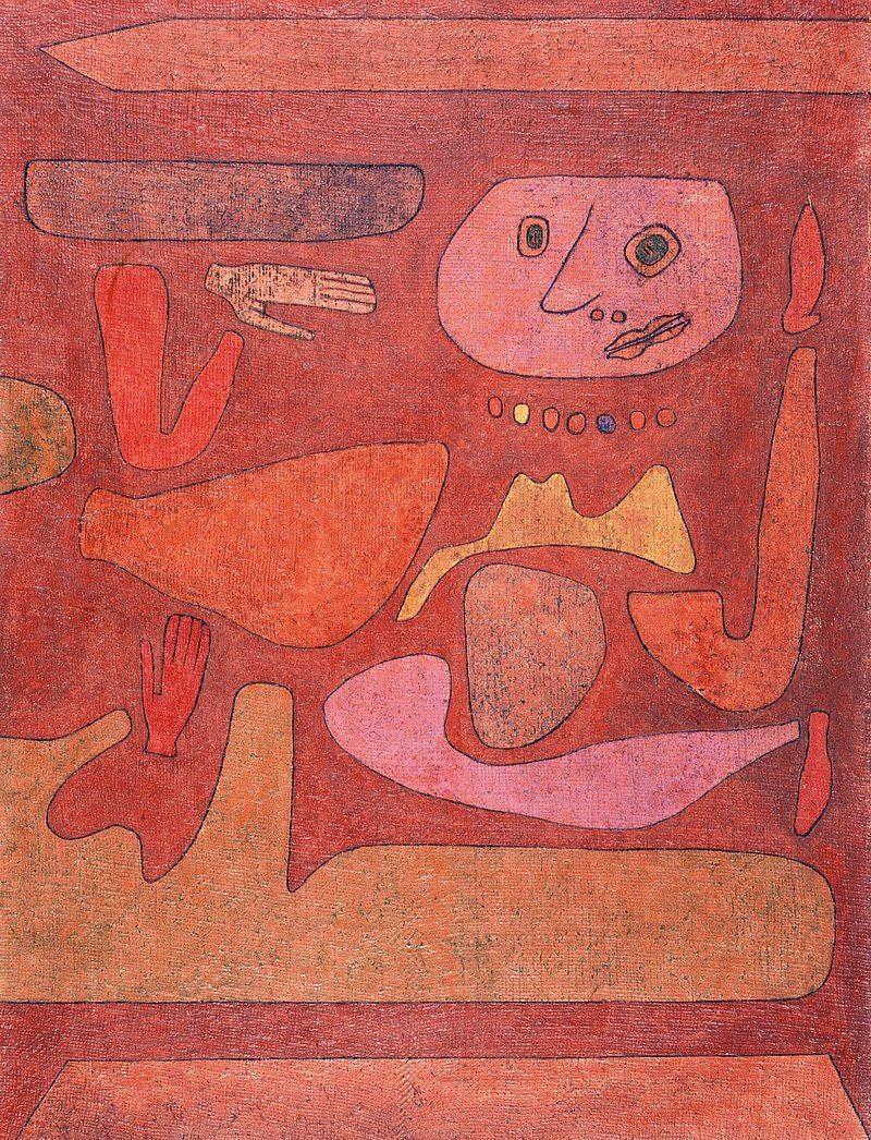 Paul Klee Senecio Abstract Portrait Cubism Art Modernist Awesome Poster ...
