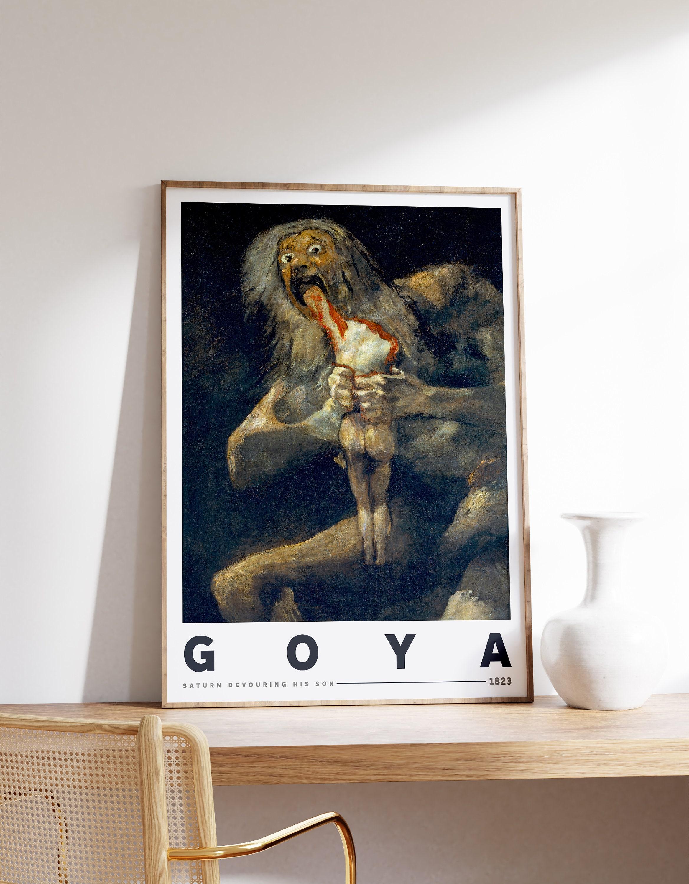 Saturn Devouring His Son By Francisco Goya Gothic Limited Edition ...