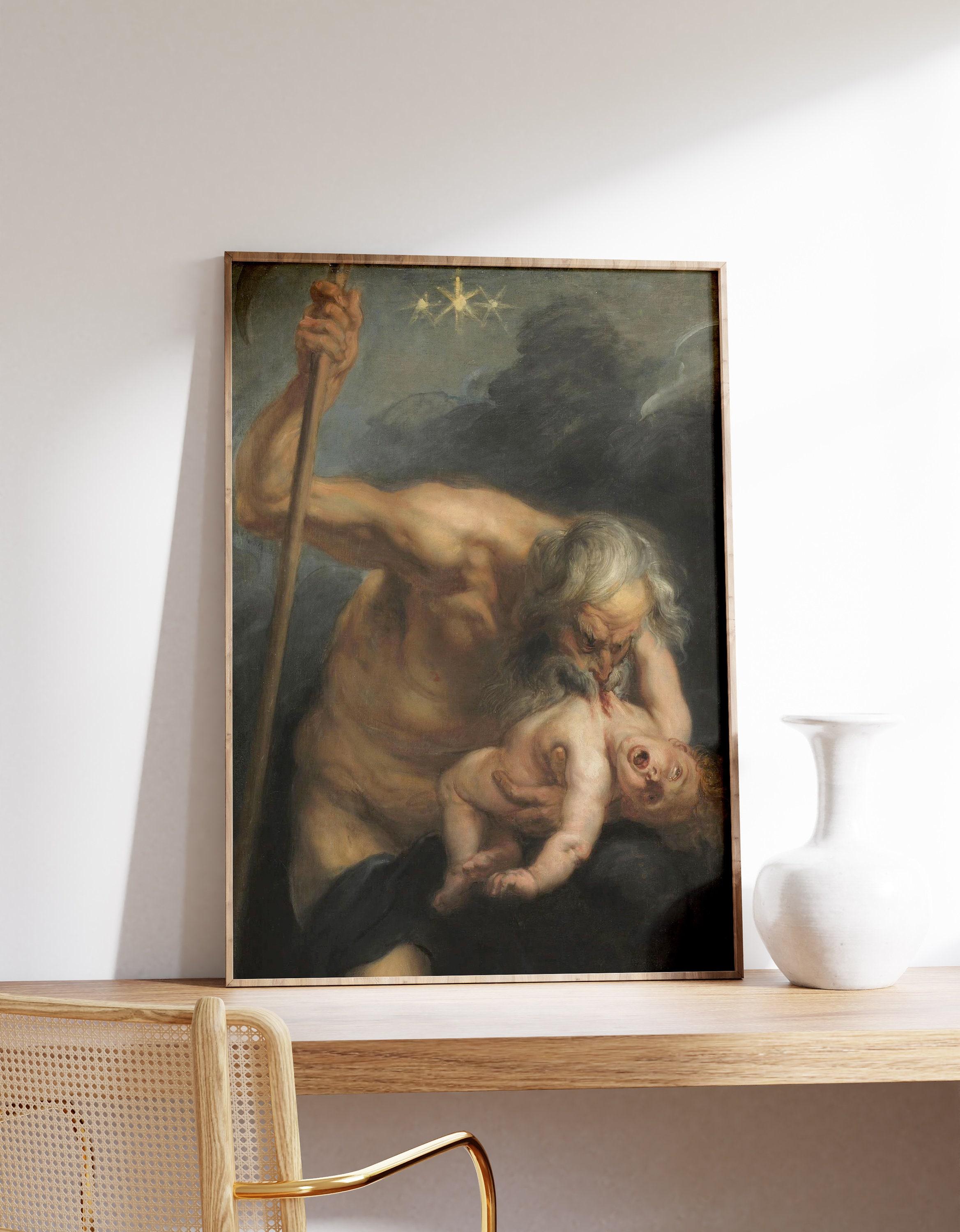 Saturn Or Saturn Devouring His Son By Peter Paul Rubens Vintage Limited ...