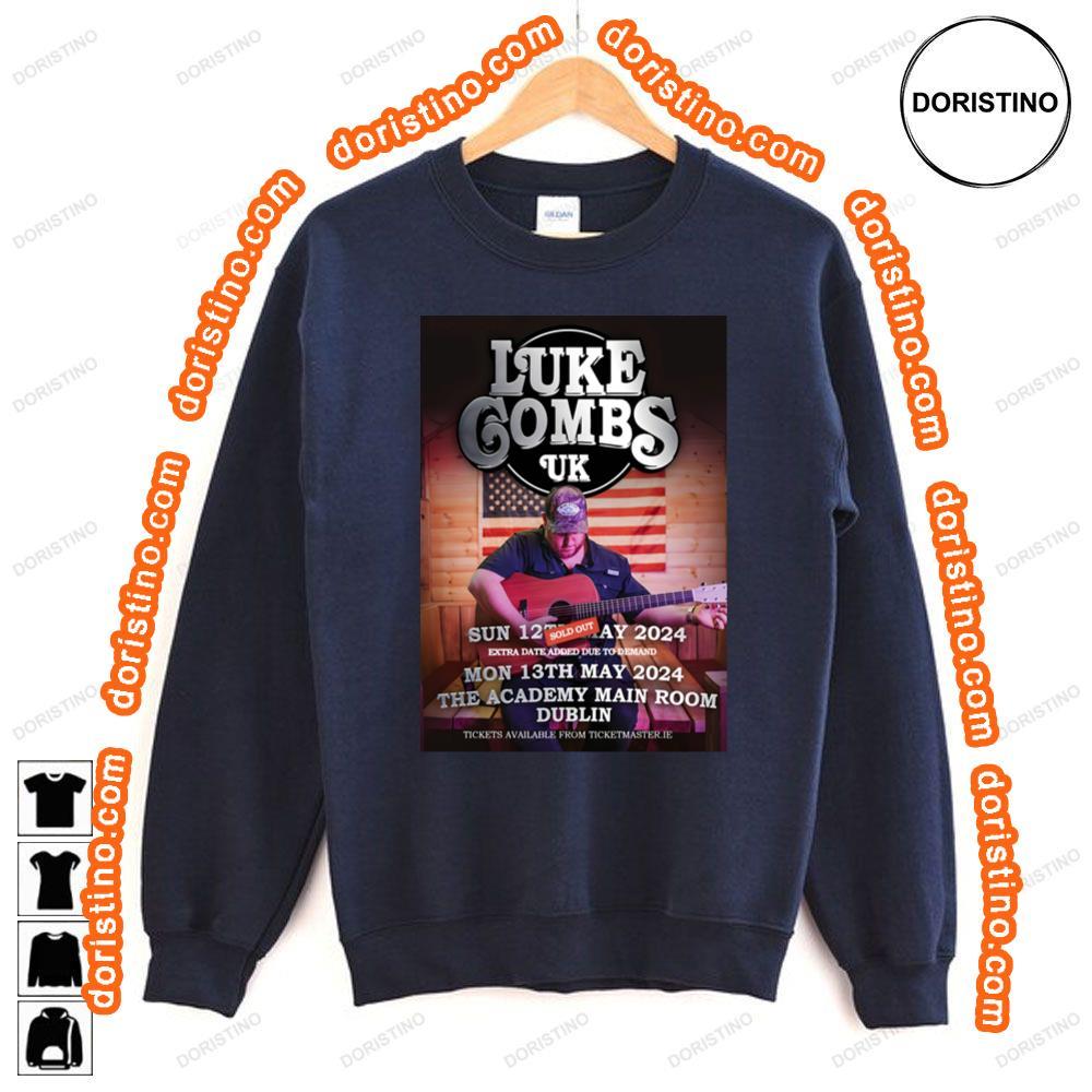 Luke Combs Getting Old 2024 World Tour Dublin The Academy Awesome Shirt