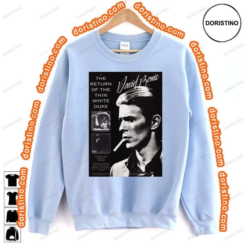 David Bowie The Return Of The Thin White Duke Tshirt
