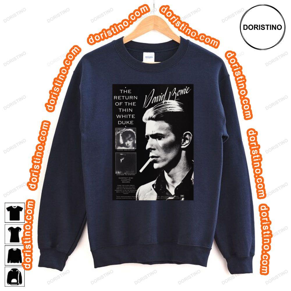 David Bowie The Return Of The Thin White Duke Tshirt