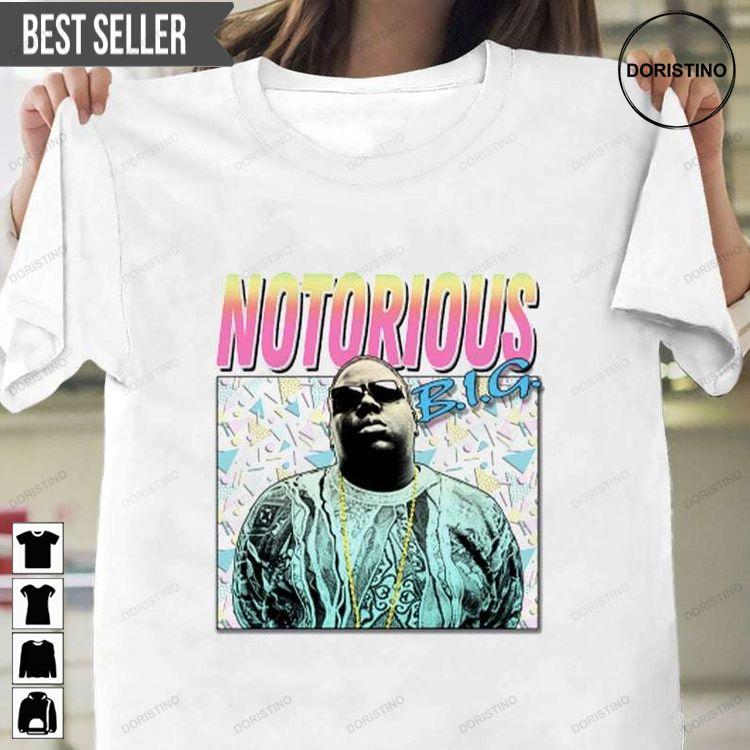 The Notorious Big Biggie Smalls 90s Tribute Design Tshirt
