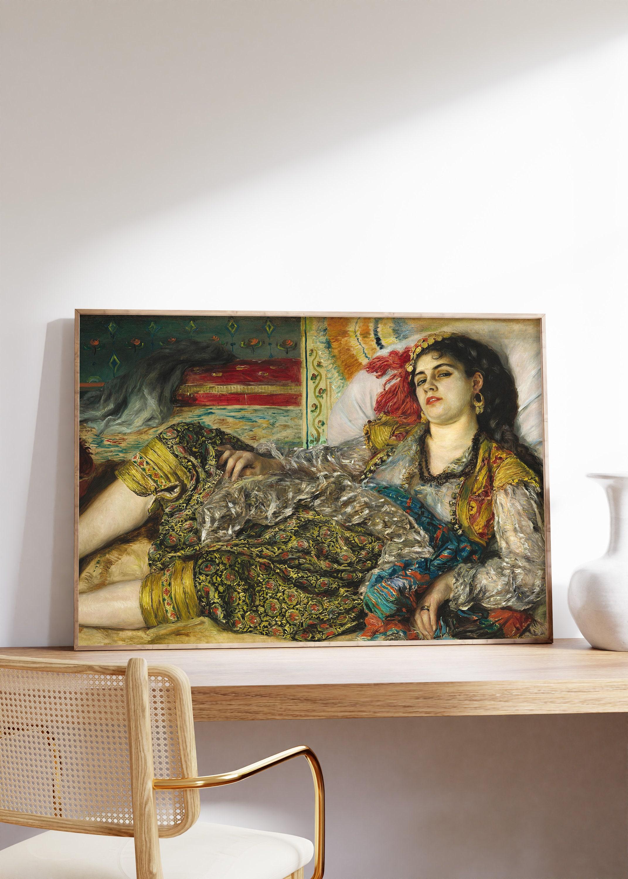 Auguste Renoir Odalisque 1870 Vintage Limited Edition Posters (No Frame)
