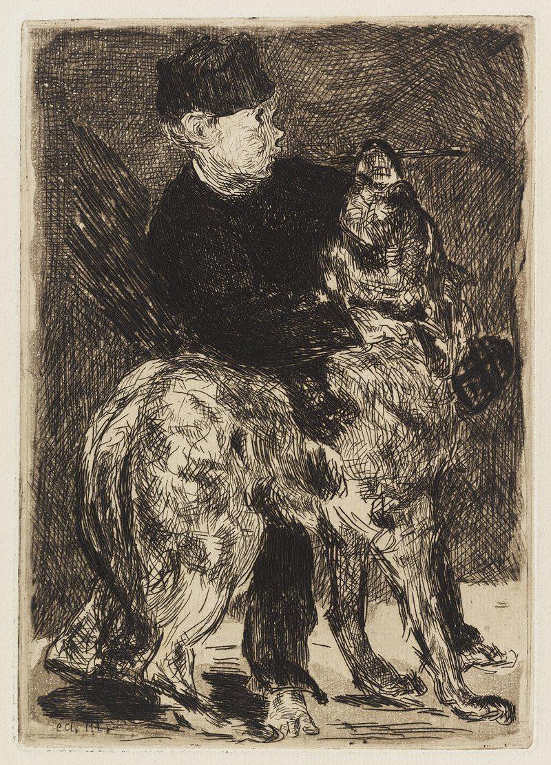 Edgar Degas Art Bob And His Dog 19th Century Trending Style Poster (No ...