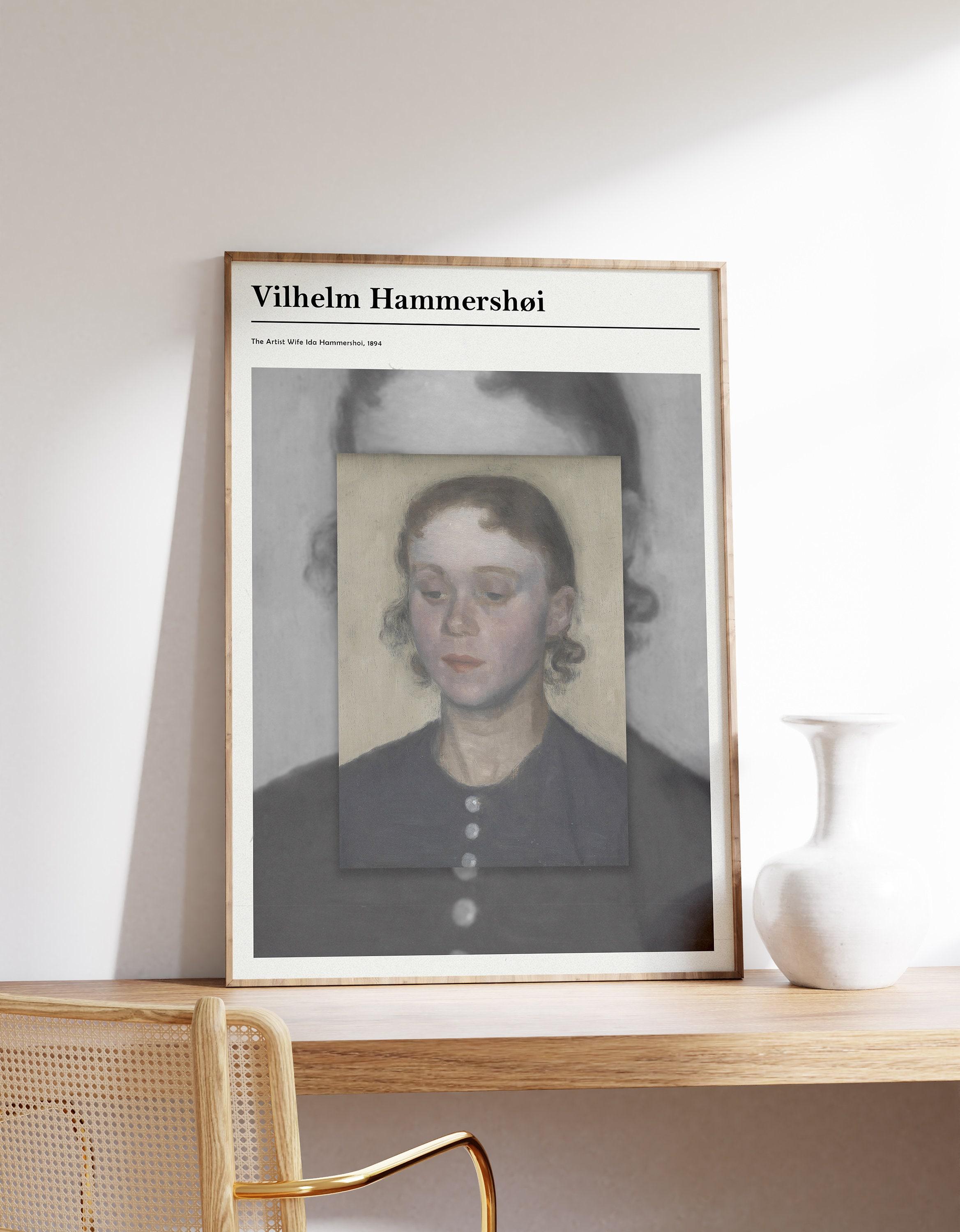 Vilhelm Hammershoi Art 17 Limited Edition Posters (No Frame)