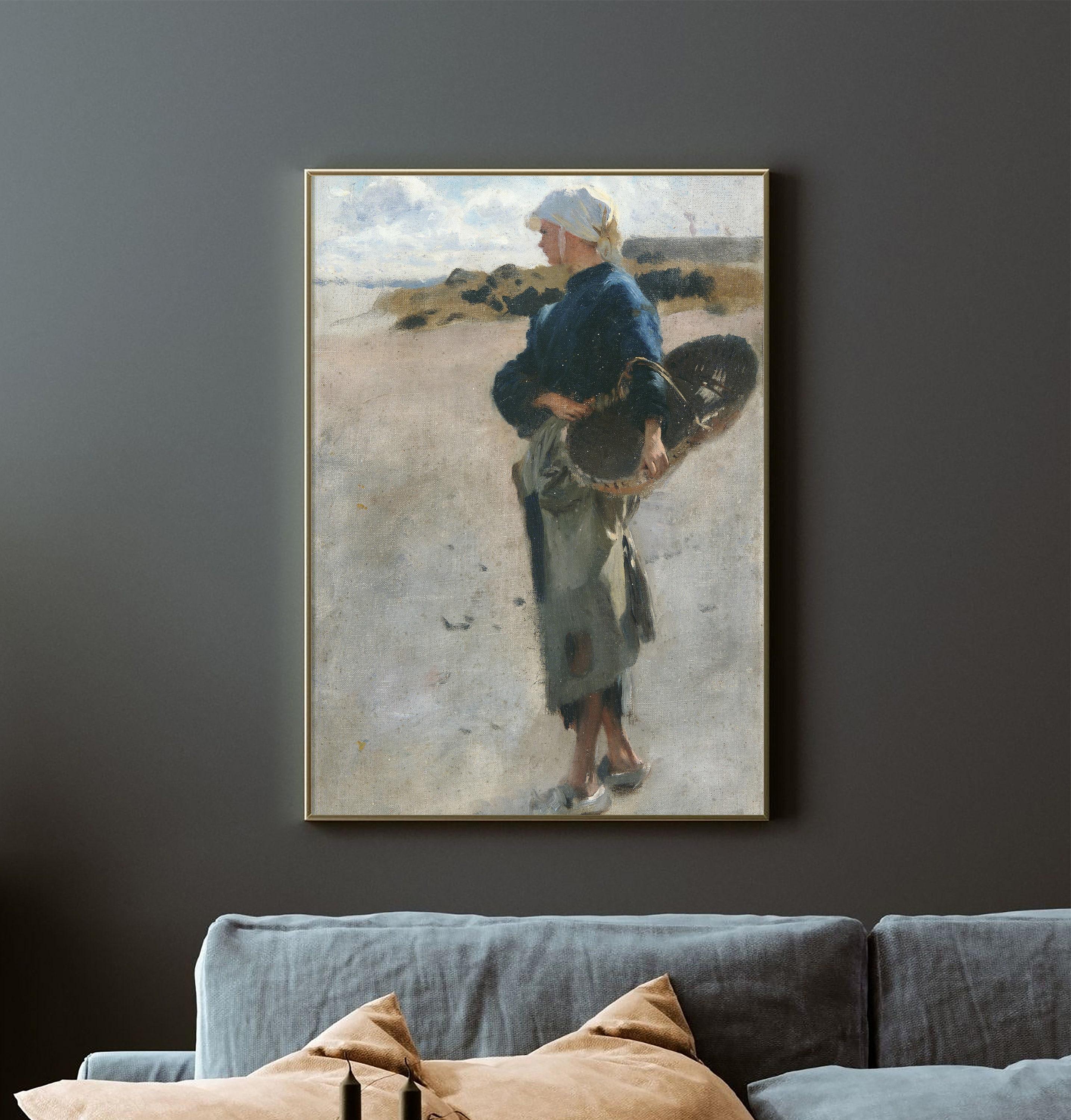 Vintage Muted Portrait Vintage Woman Limited Edition Posters (No Frame)