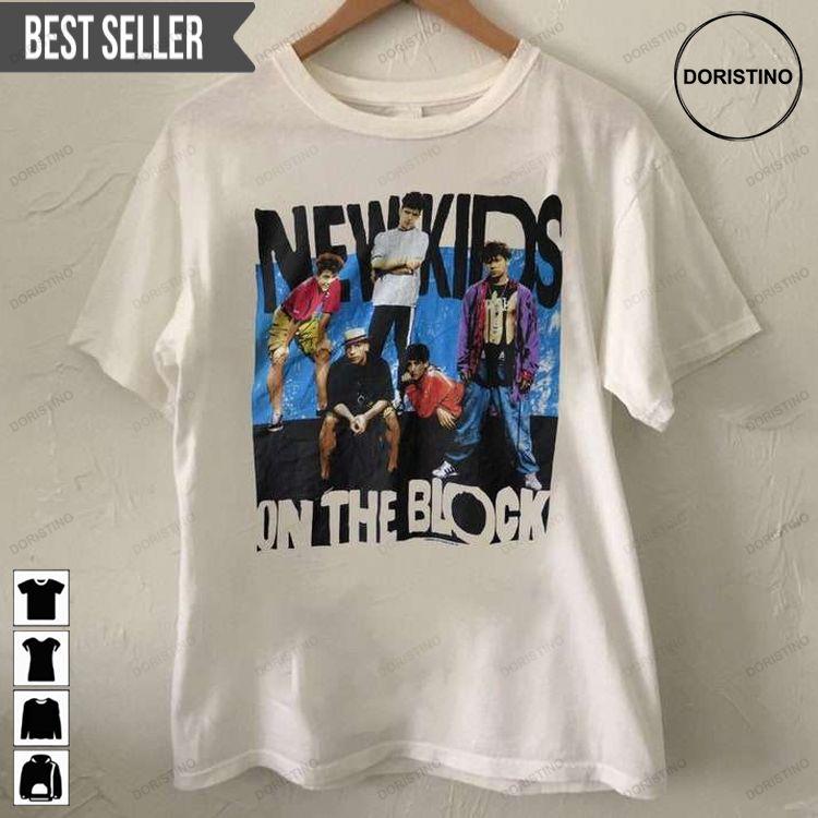 New On The Block 90s Boy Band Shirt