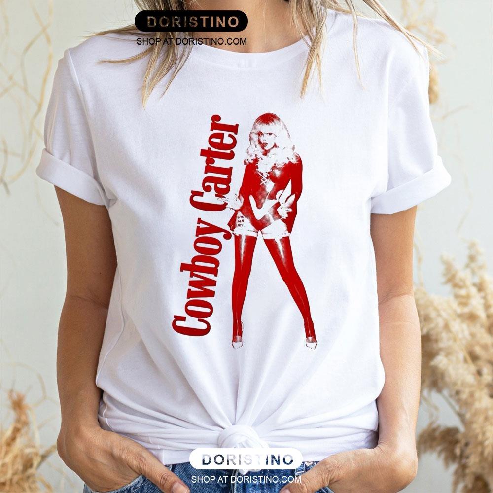 Red Design Beyonc Cowboy Carter Carter Design Red Beyonc Cowboy Tshirt